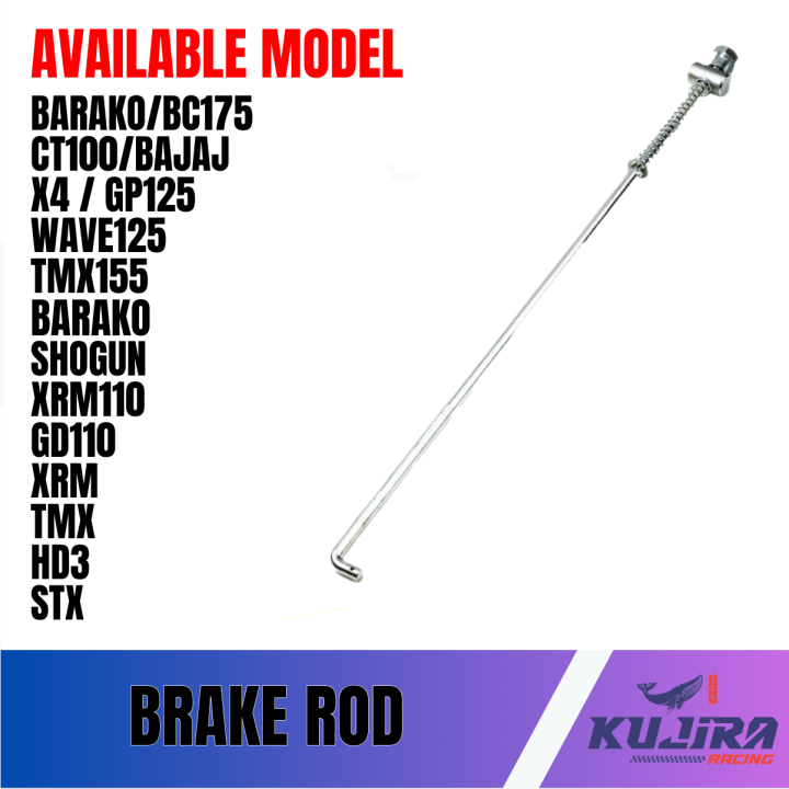 OTAKA MOTORCYCLE BRAKE ROD FOR BARAKO/BC175/CT100/BAJAJ/HD3/STX/TMX 155 ...