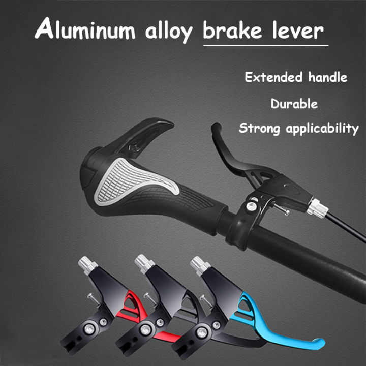 1 Pair Aluminium Alloy Bicycle Levers Hand Brake MTB BMX Brake Levers ...