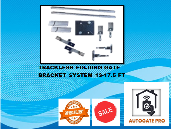 TRACKLESS FOLDING GATE BRACKET SYSTEM 13-17.5 FT | Lazada