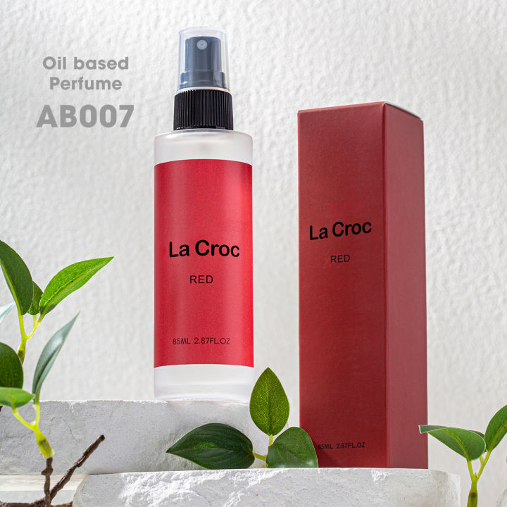 Lacroc Red oil base perfume for men 85ml | Lazada PH