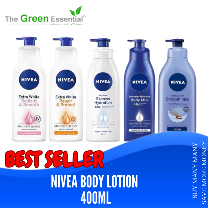 [The Green Essential] Nivea Body Lotion / Intensive Moisture Cream ...
