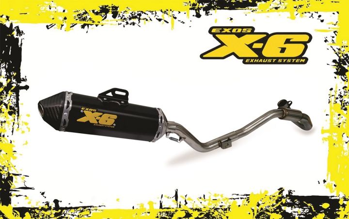 EXOS X6 with Powerbomb CRF 150L Full Exhaust System | Lazada PH