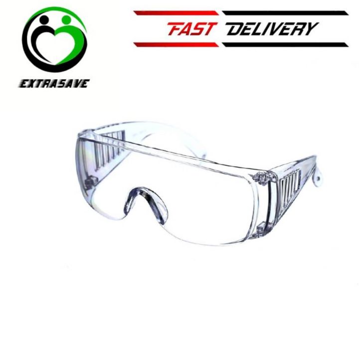 High Quality Kaca Mata Keselamatan Lut Sinar Transparent Safety Goggles ...