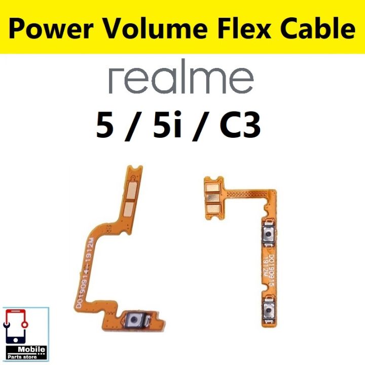 แพรสวิตช์ Realme5/5i/C3 แพรpower แพรปิดเปิด Power&Volume Button Flex ...