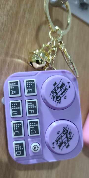 Interactive Keychain DJ SOUNDS Playable Backpack Pendant Birthday Gift ...