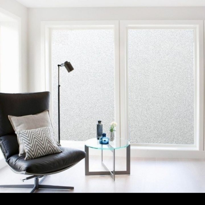 STIKER KACA SANDBLAST/STICKER KACA motif Polos Buram /Pasir /Es ...