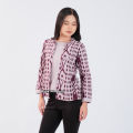 Atasan Batik Couple Ungu Muda Blouse Wanita Kemeja Pria Hem SKU DUWET ...