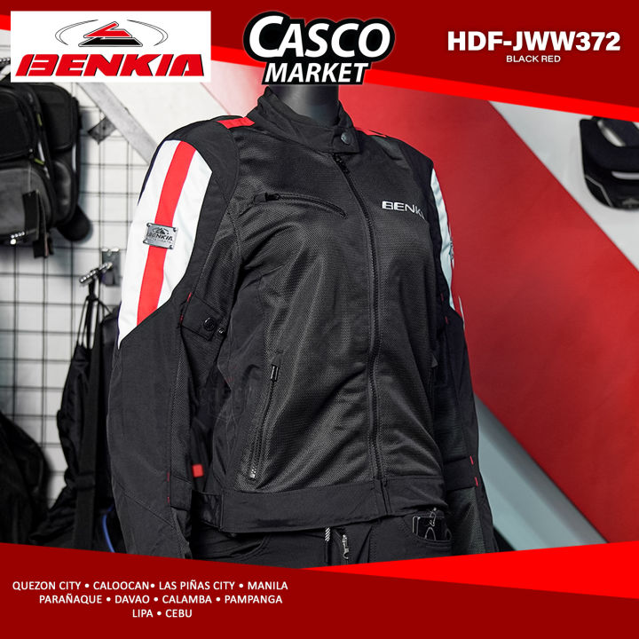 BENKIA HDF-JSW372 MOTORCYCLE RIDING JACKET FOR WOMEN SAFETY GEARS ...