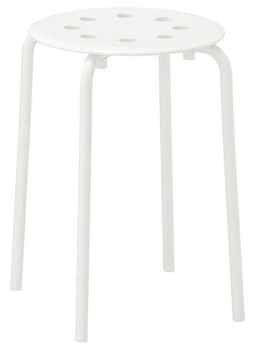 มาริอุส เก้าอี้สตูล, ขาว, 45 ซม. (MARIUS Stool, white, 45 cm) | Lazada ...