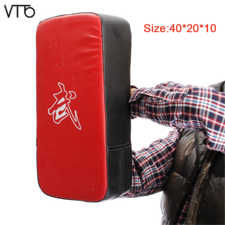 VTTO Leather PU Martial Art Taekwondo MMA Boxing Kicking Punching Foot ...