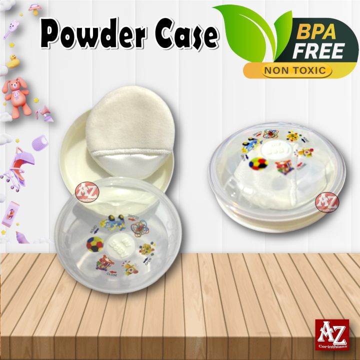 Puff powder case, Baby powder Case, Pulbera case, Cute Design, Round ...