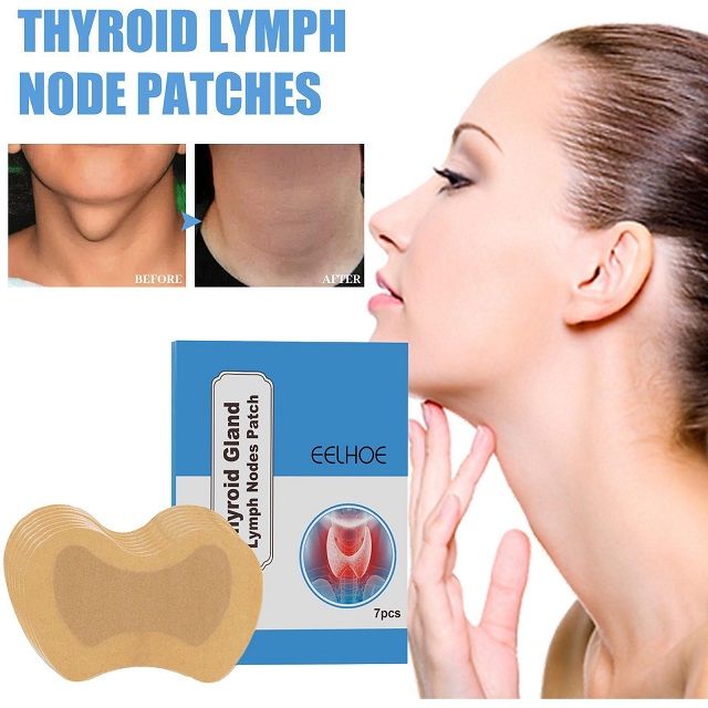 Thyroid Gland Lymph Nodes Patch 1 Boxes/7Pcs, Herbal Lymph Care Patch ...
