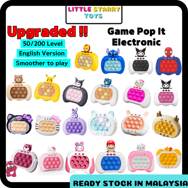 Ready Stock !!! Quick Push Game Pop It Electronic Speed Educational ...