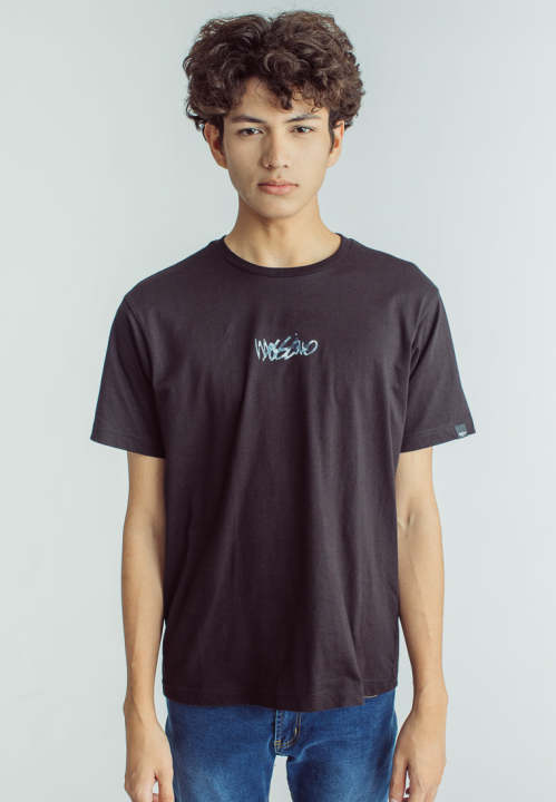 Mossimo Cedrick Black Classic Fit Tee | Lazada PH