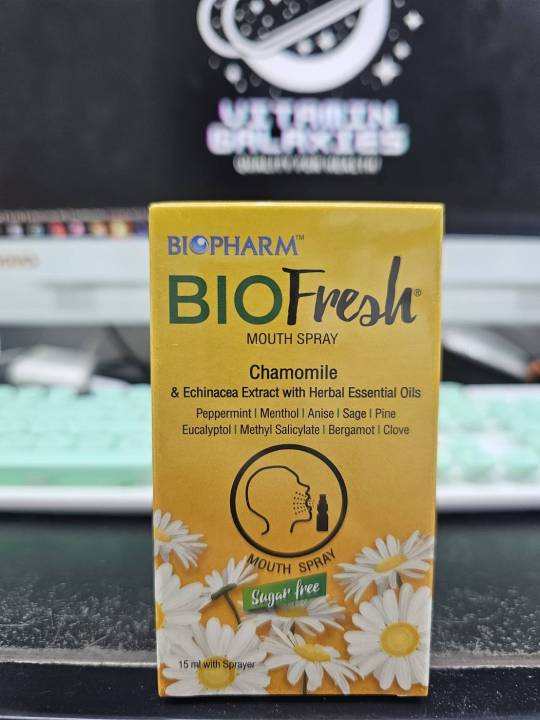 BIOFRESH MOUTH SPRAY 15 ML ไบโอเฟรช สเปรย์ สเปรย์พ่นคอ 15มล. | Lazada.co.th