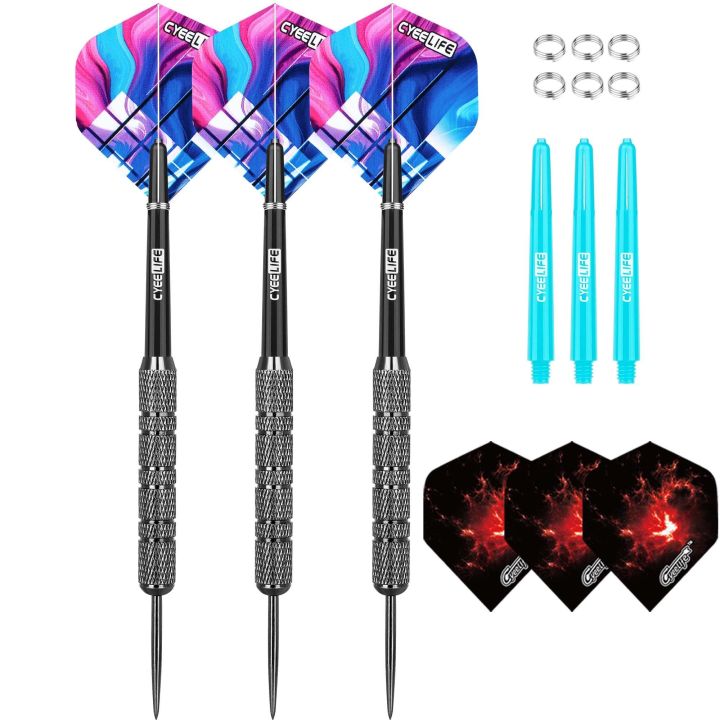 Steel Darts 20/24/28g/30gMetal Spring O Rings 6 PVC Shafts Extra ...