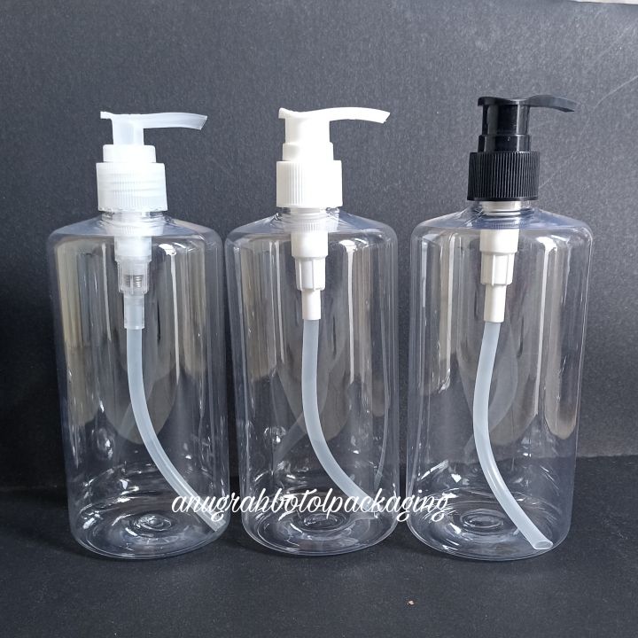 Botol Pump 500 ml / Botol Sabun Cair/Botol Pompa 500 ml/ botol kosong handsanitizer | Lazada ...