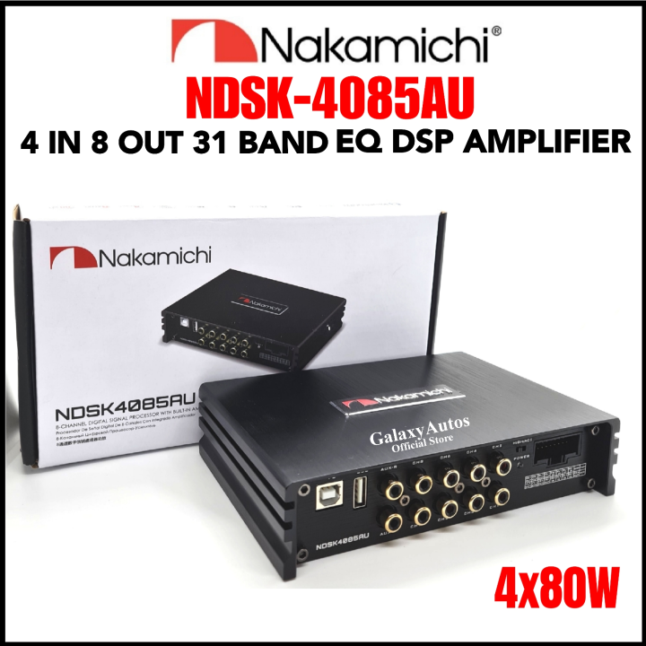 Nakamichi NDSK4085AU 8 Channel Digital Signal Processor 4 In 6 Out 31 Band EQ DSP Amplifier | Lazada