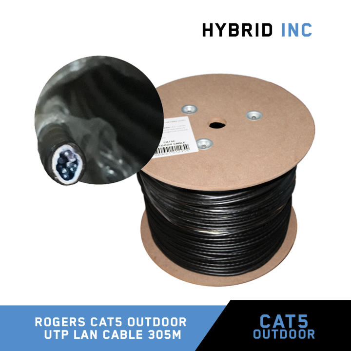 Rogers CAT5 Outdoor UTP Lan Cable 305m | Lazada PH