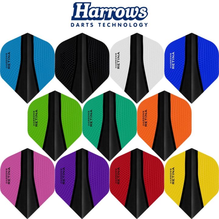 Harrows Standard Retina X Dart Flights - No2 - Standard darts flight ...