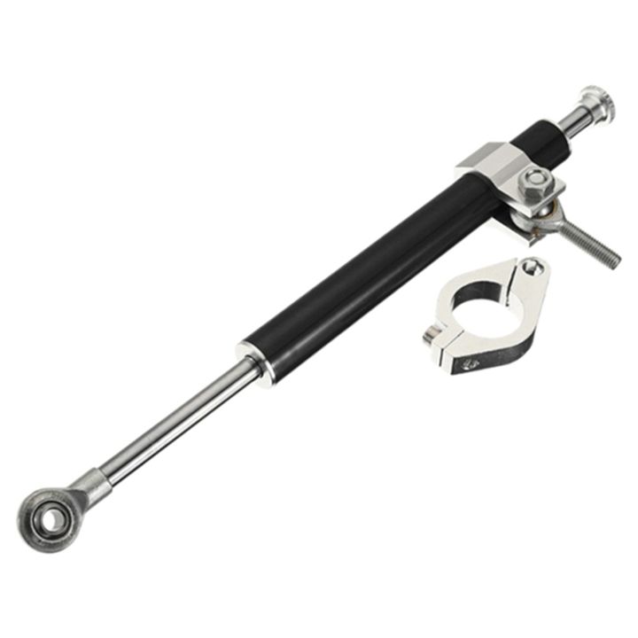 Universal Aluminum Steering Damper Stabilizer 330MM 6 Way Adjust Linear ...
