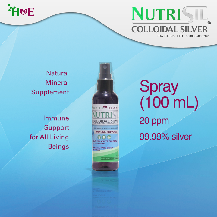 NutriSil Colloidal Nano Silver 100mL (Ionic) | Lazada PH