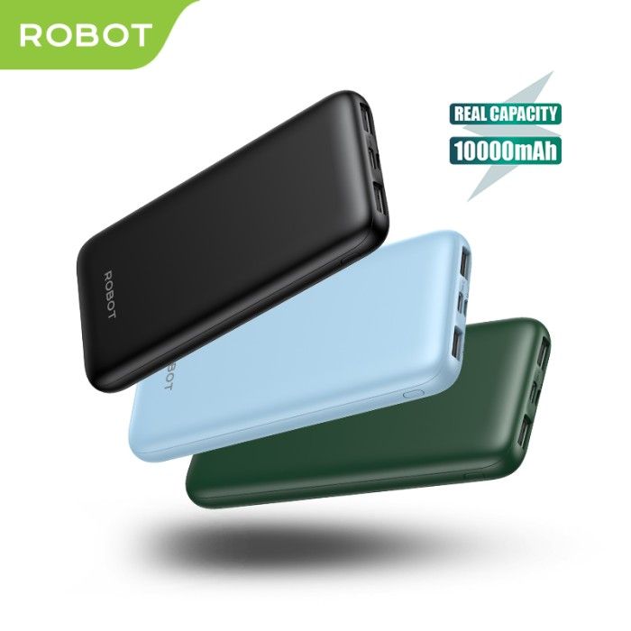Robot Rt12 Power Bank 10000mah Dual Inputs Dual Outputs Superbrand Lazada Indonesia 