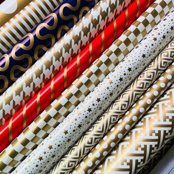 Coated/Glossy Gift Wrapper GOLD SERIES for All Occasion (SOLD PER SET ...