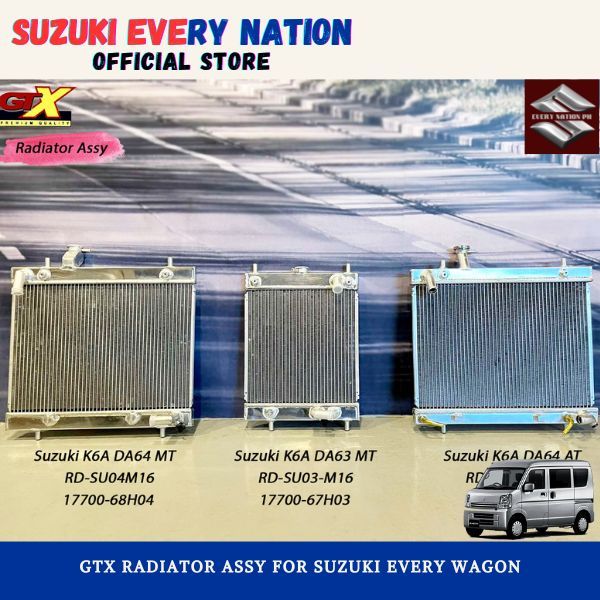 SUZUKI NATION GTX Radiator Assy For Suzuki Every Wagon K6A DA64 / DA63 ...