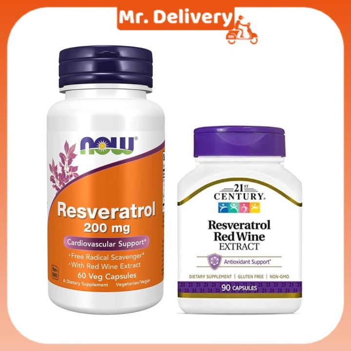Mr Delivery | 21st Century Now Food Resveratrol Red Wine Extract ...