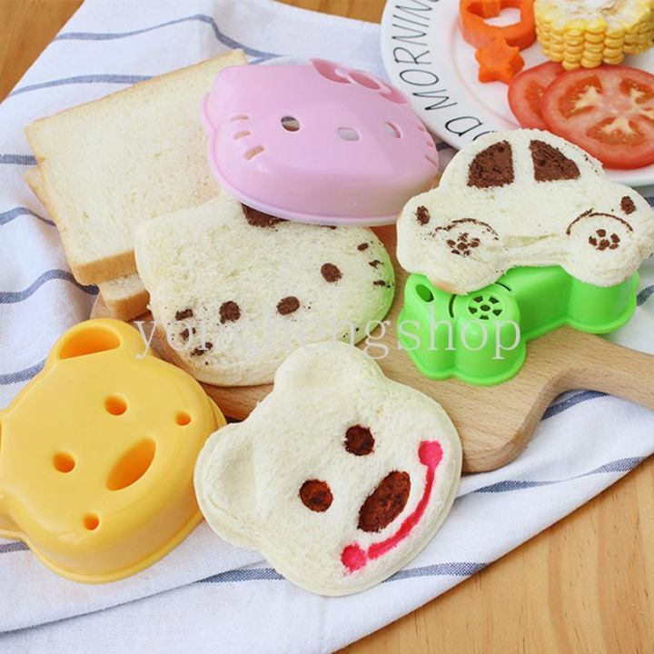 Cute Cartoon Bear Rabbit Shaped Sandwich Mold Toast Cutter Bread ...