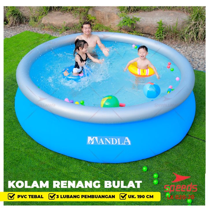 SPEEDS-Kolam Mandi Anak Kolam Renang Anak dan Bayi PVC Portable ...