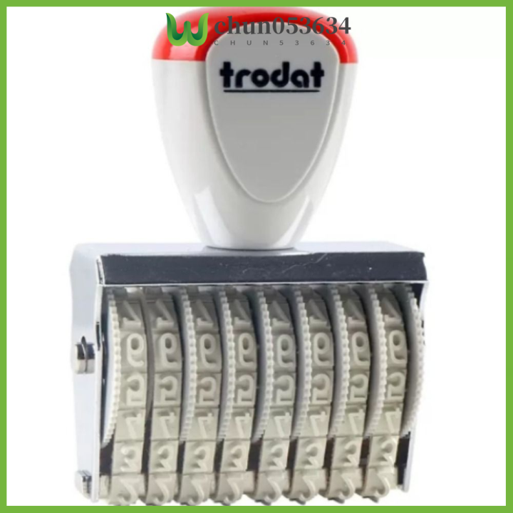 CHUN053634 8 Digit Number Number Stamp Personalized Changeable Business ...