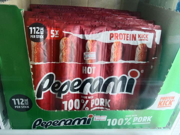 PEPERAMI 100% Pork Sticks ***HOT*** x 5 - 22.5g each = 112.5g | Lazada ...