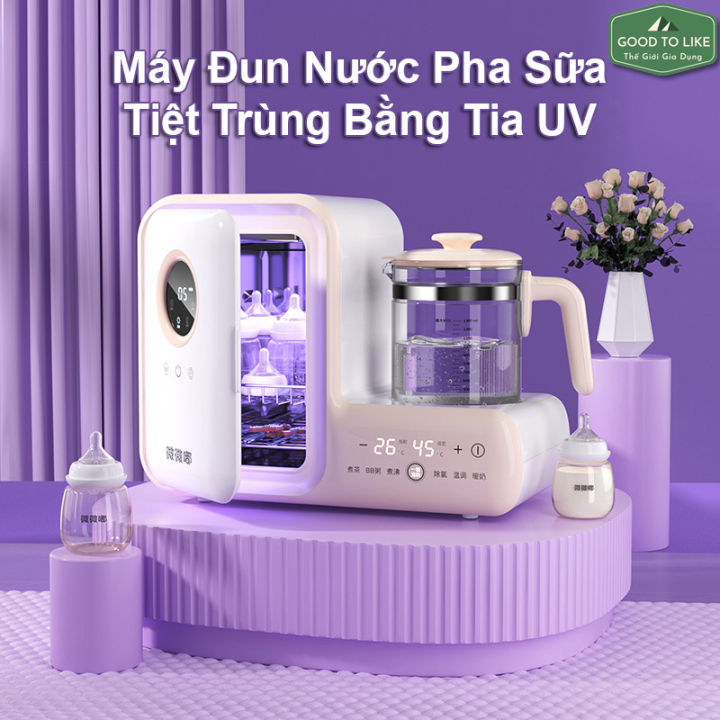 Máy Hâm Sữa Và Đun Nước Tích Hợp Tiệt Trùng Bằng Tia UVC,Sấy Khô Jusan ...