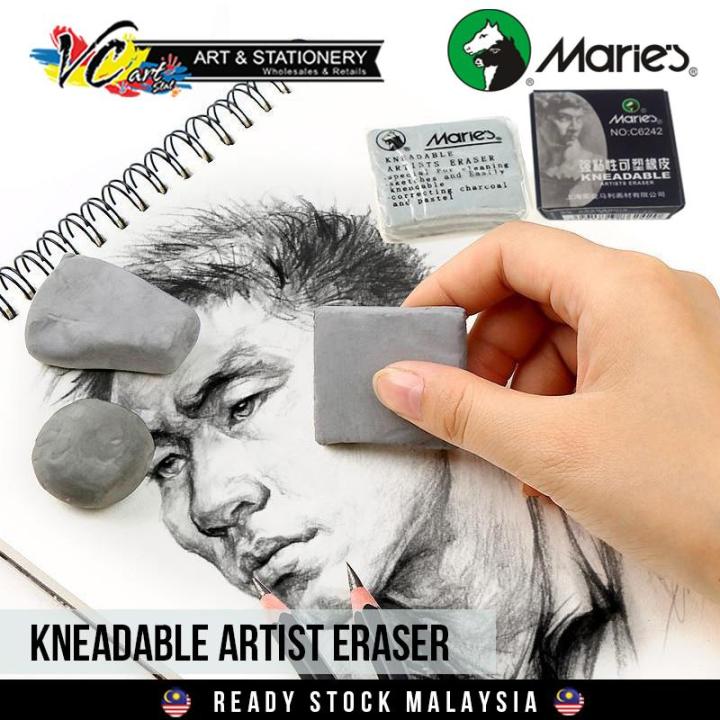 Marie's Kneadable Artist Eraser Art Eraser Sketching Drawing Soft ...