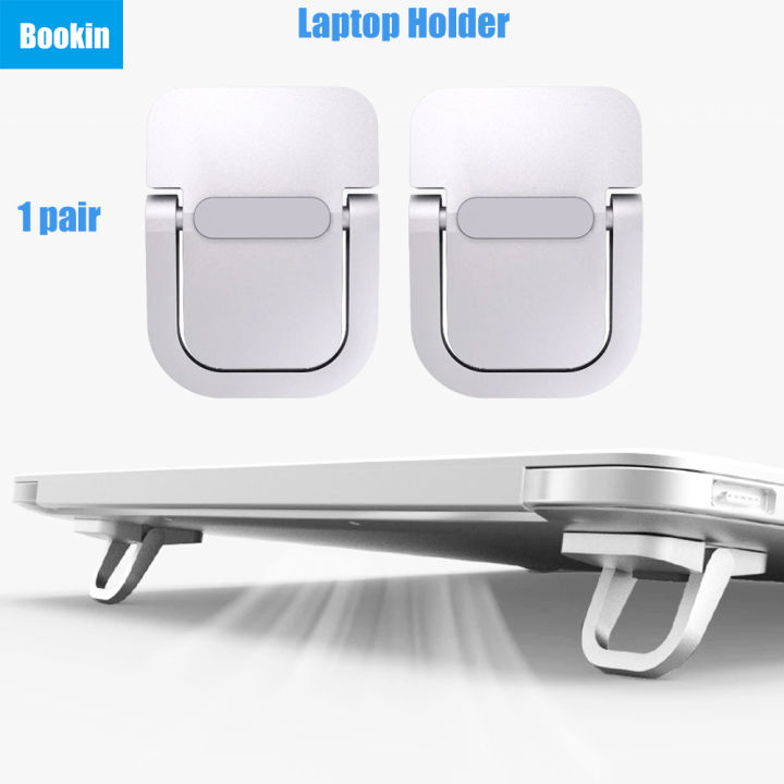 Foldable Mini Portable Legs Laptop Stand Self-Adhesive Notebook Holders ...