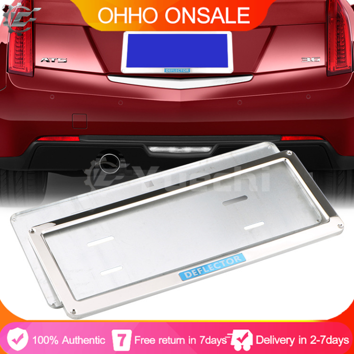 🔝Original+ 24 hours delivery Universal Car Plate Cover Car Plate Number ...