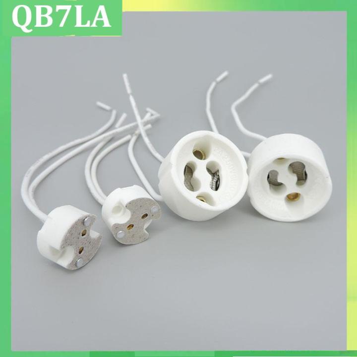 QB7LA Shop 7cm 15cm Ceramic GU10 MR16 MR11 GU5.3 G4 lamp holder socket ...