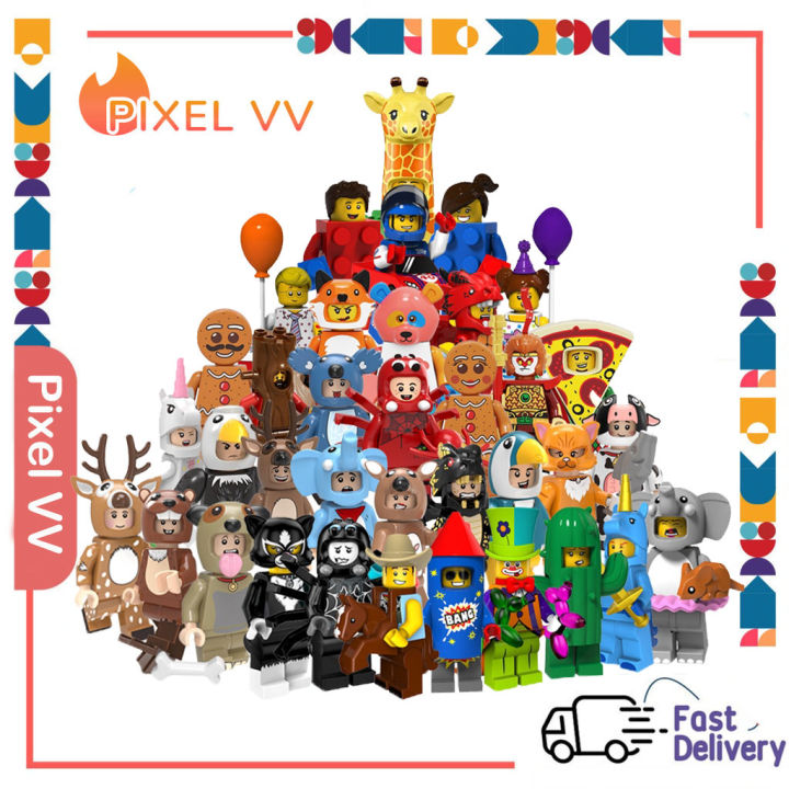 Cartoon Characters Minifigures Minifigures Cosplay Man Building Blocks ...
