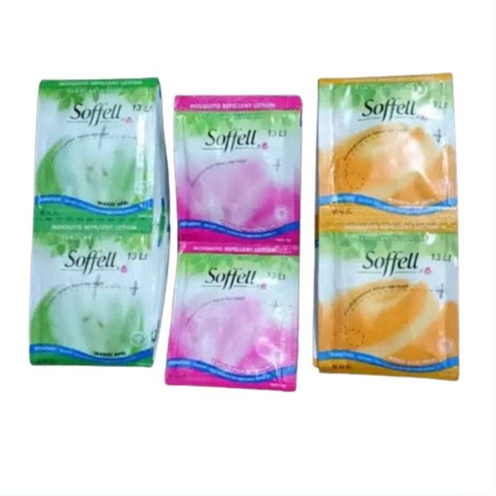SOFFEL KULIT JERUK SACHET ISI 12 X 11 GR / LOTION PENOLAK NYAMUK SOFFEL ...