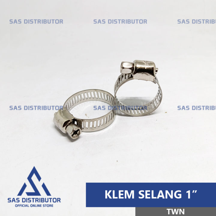 (10 pcs) Klem Selang 1" in Stainless Steel / Hose Clamp 1 / Klem Selang ...