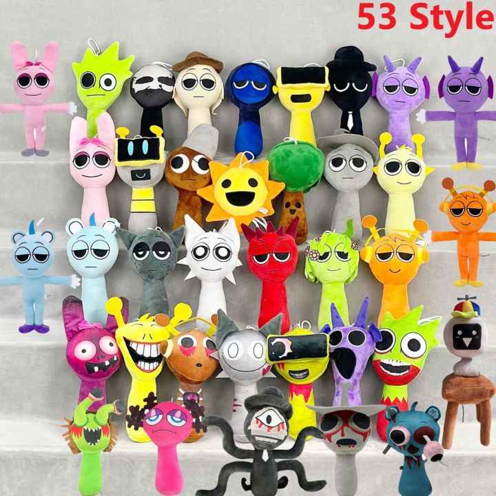 53 Styles Sprunki Incredibox Plush Toys Sprunky Peluche Soft Plushie ...