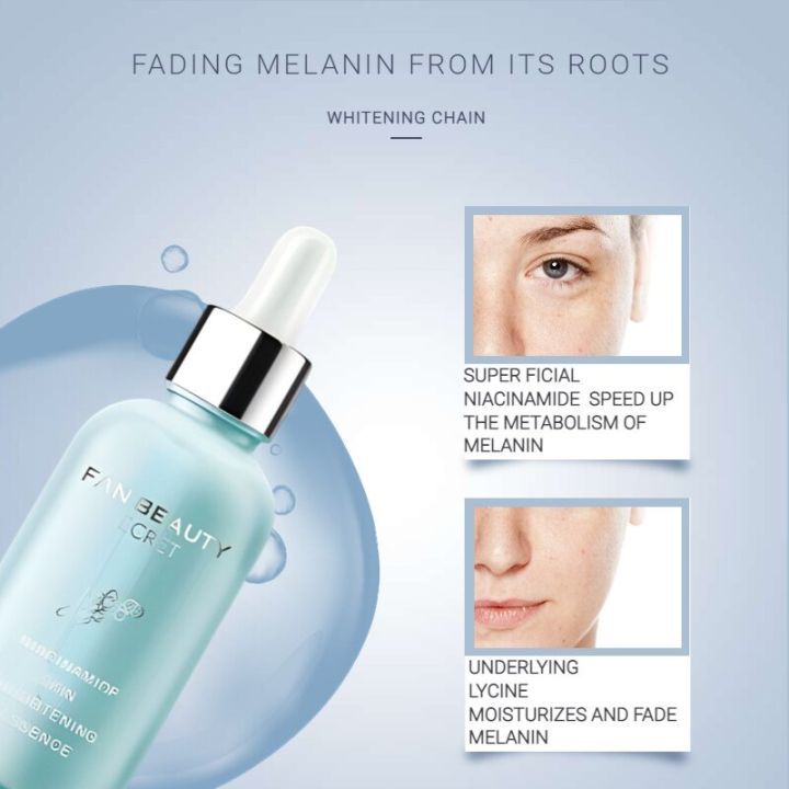 FAN BEAUTY SECRET Niacinamide Serum Moisturizing Essence 30ML Glowing ...