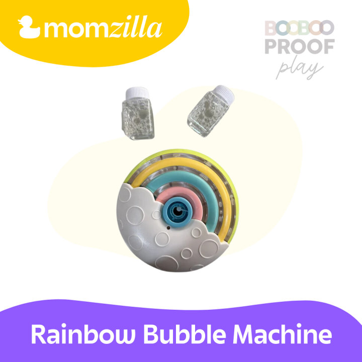 Booboo Proof Play Rainbow Bubble Machine | Lazada PH