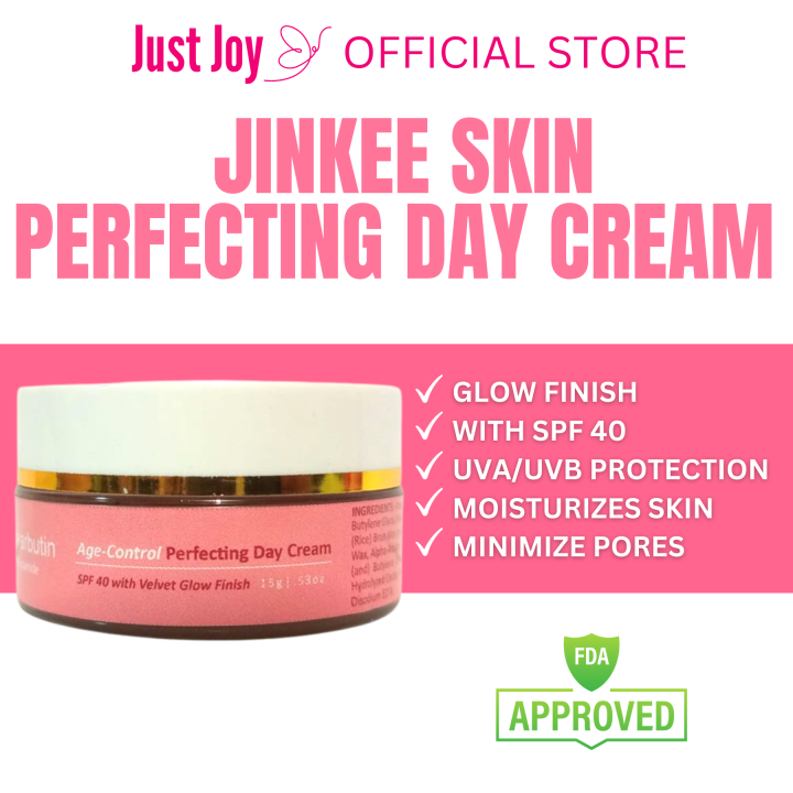 JUST JOY JINKEE SKIN PERFECTING DAY CREAM 15g | SPF 40 | GLOW FINISH ...