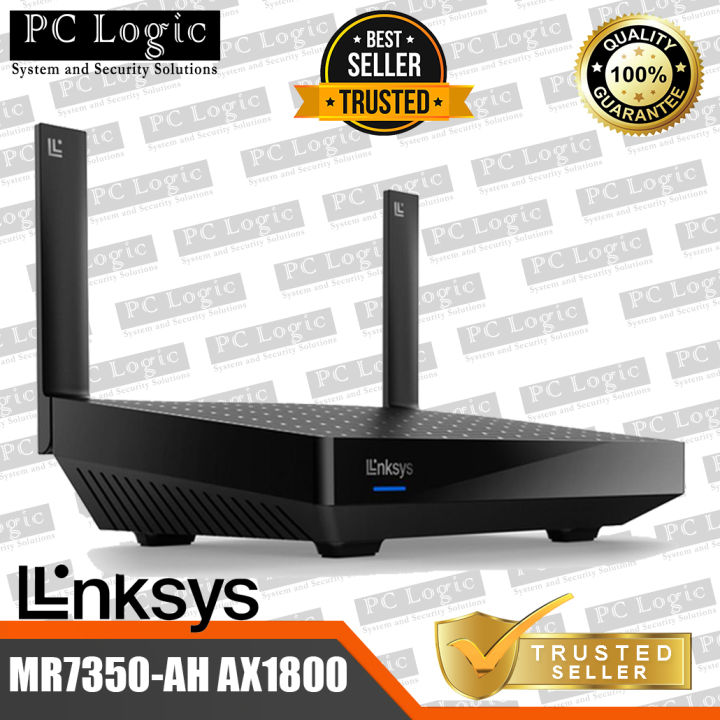 LINKSYS MR7350-AH AX1800 DUAL BAND MESH WIFI 6 ROUTER 5 GIGABIT PORTS ...