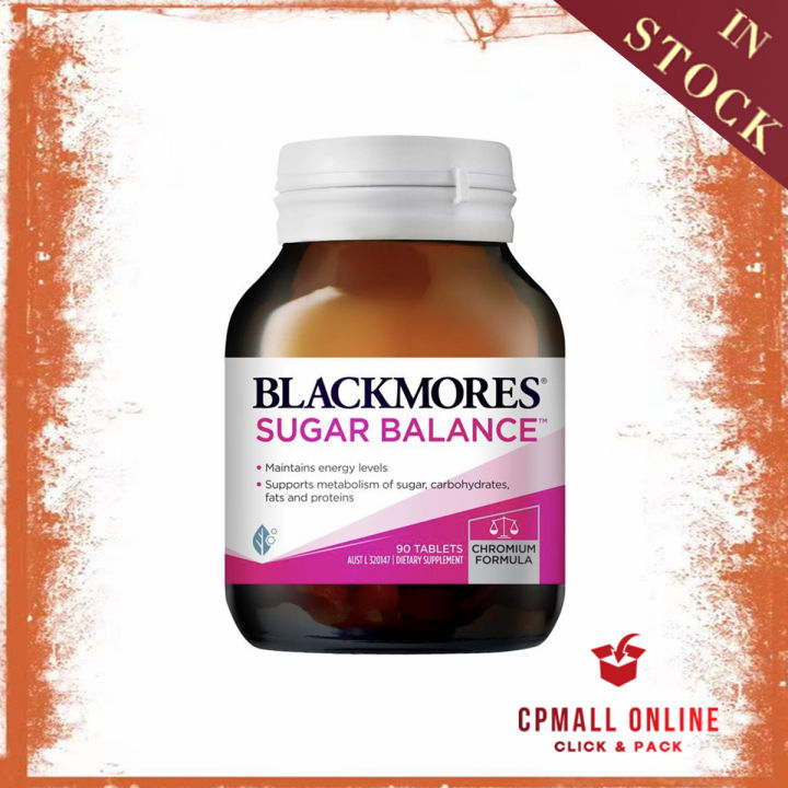 [Expiry Date: 01/2028] Blackmores 血糖平衡片 Sugar Balance ( 90 Tablets ...