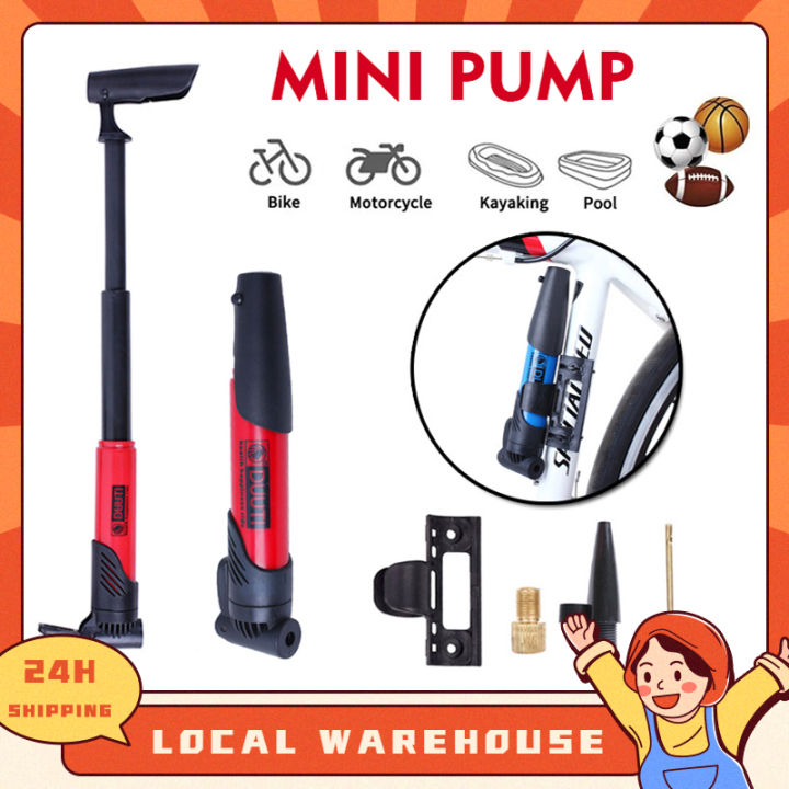 【🇲🇾Stock 】Mini Bicycle Pump Portable MTB Basikal Pam Hand Cycling Air ...