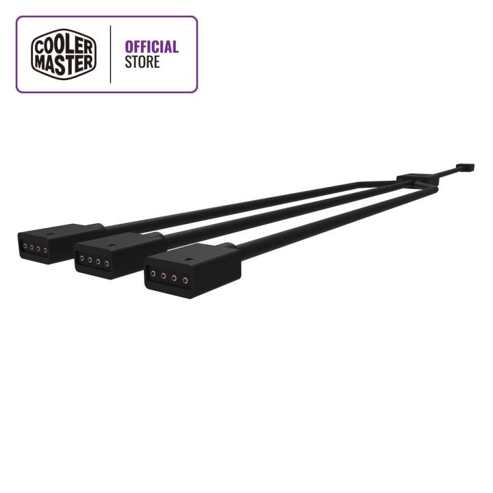 Cooler Master RGB 1-to-3 Splitter Cable (Universal, 58cm, Daisy ...